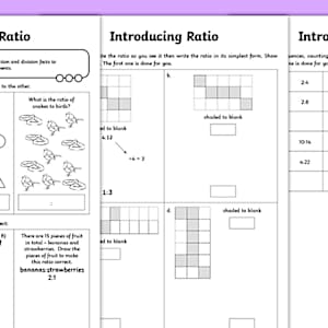 KS2 Ratio Differentiated Worksheets
