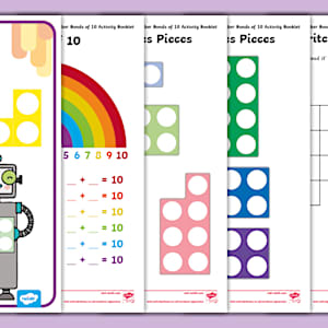 Number Bonds to 10 Activity Booklet | Teaching Resource