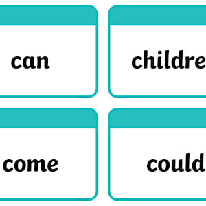 100 High-Frequency Words Flash Cards