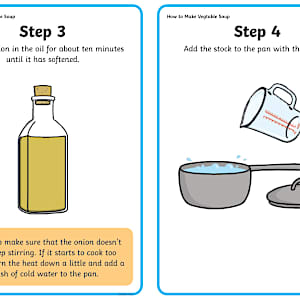 Vegetable Soup Recipe Cards