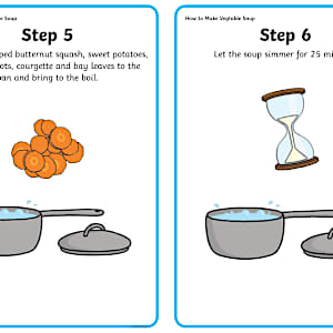 Vegetable Soup Recipe Cards
