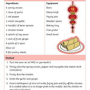 Chinese New Year Recipe Booklet