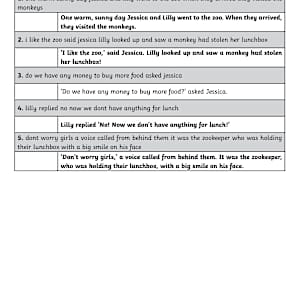 Correct the Sentence Punctuation Worksheet