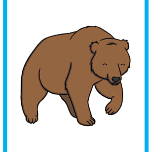Brown Bear, Brown Bear Pictures to Print | Display Posters