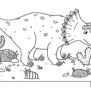 5 Gorgeous Dinosaur Colouring Pictures | Mindfulness