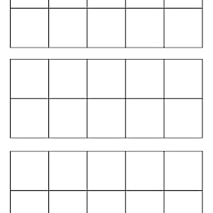 Blank 10 Frame Printable Worksheet | Math Resources
