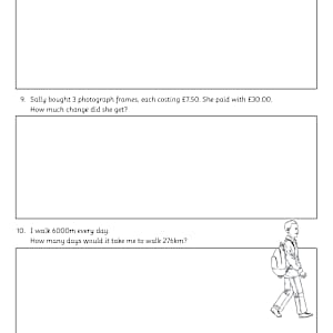 Two-step Maths Word Problems Worksheet PDF│KS2