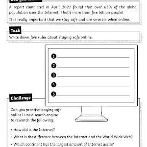 Printable Internet Safety Worksheets PDF | Twinkl USA