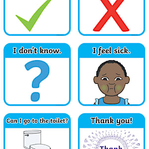 Selective Mutism Communication Cards | Twinkl USA