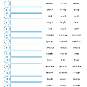 Years 3-4 Fun Spelling Worksheets | Twinkl Resources