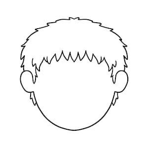 Blank Head Template Outline Drawing | Twinkl USA