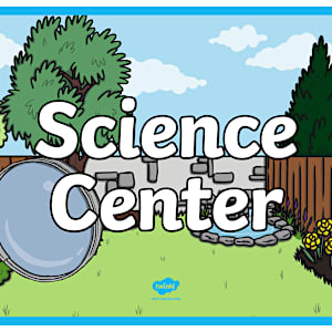 Learning Center Signs