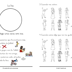 Cuaderno de las emociones para imprimir