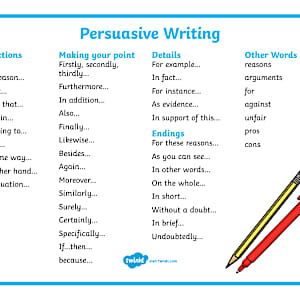 Persuasive Language Word Mat