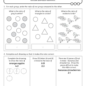 KS2 Ratio Differentiated Worksheets