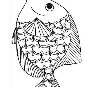 Under the Sea Relaxing Coloring Pages for Kids