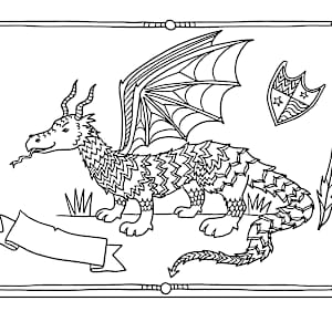 Dragons Coloring Pages | K-5 Teaching Resources | Twinkl
