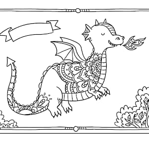 Dragons Coloring Pages | K-5 Teaching Resources | Twinkl