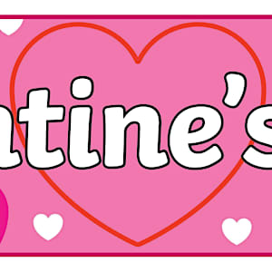 Happy Valentine's Day Banner - Display Resource