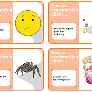 Talking Games - Conversation Cards - Twinkl