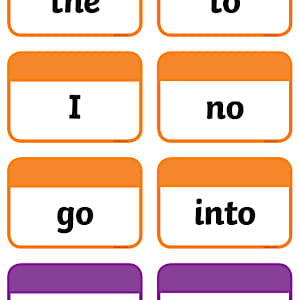 Coloured Tricky Words Flashcards | Twinkl Resources