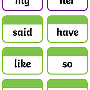Coloured Tricky Words Flashcards | Twinkl Resources