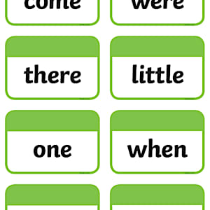 Coloured Tricky Words Flashcards | Twinkl Resources