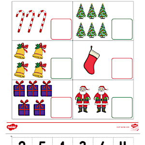 Christmas Cut and Paste Worksheet for Kids | Twinkl USA