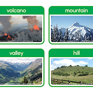 Landforms Flash Cards