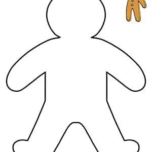 Gingerbread Outline | Design Your Own!