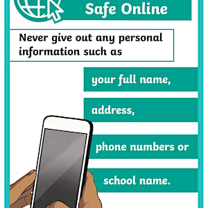 Internet Safety Images | Printable Posters | Twinkl
