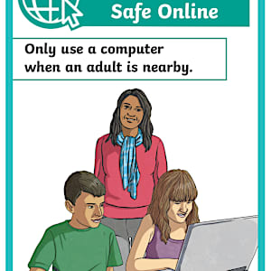 Online Safety Posters | How To Stay Safe Online Poster