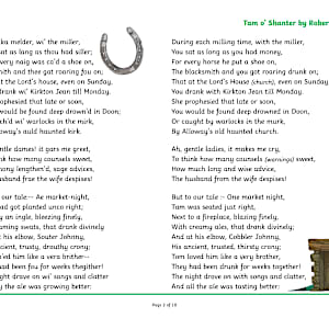 Tam o' Shanter Poem by Robert Burns - English Translation