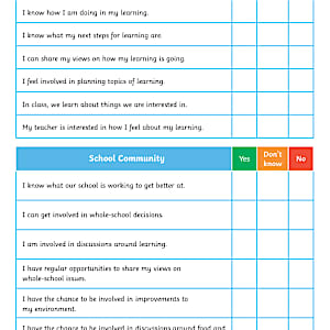 Pupil Voice Questionnaire