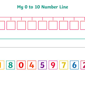 Number Line to 10 Worksheet | Twinkl Maths Resources