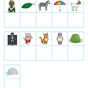 Initial Sounds Worksheet | Twinkl