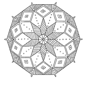 Mandala Themed Mindfulness Colouring Sheets