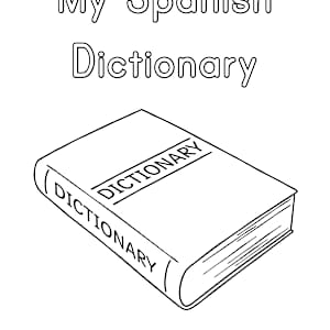 My Spanish Dictionary Activity Booklet | Twinkl USA