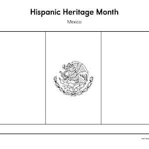 Hispanic Heritage Month | Coloring Pictures | Twinkl