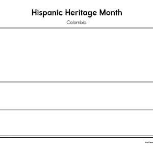 Hispanic Heritage Month | Coloring Pictures | Twinkl