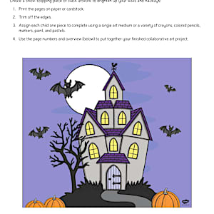 Halloween Collaborative Art Pack | Twinkl (Teacher-Made)