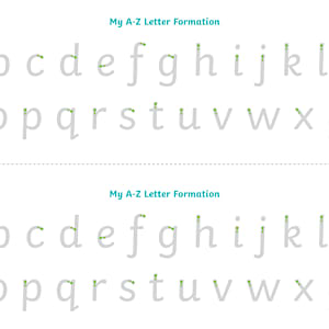 Alphabet Letter Formation Tracing Strips | Teaching Resource