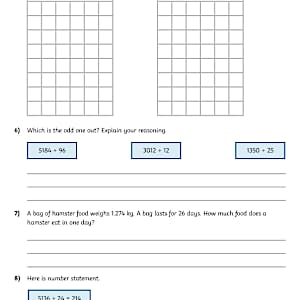 Bus Stop Division Worksheet | Divide 4 Digits by 2 Digits