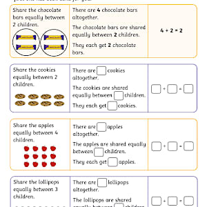 Division by Equal Sharing - Twinkl - KS1