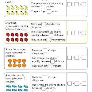 Division by Equal Sharing - Twinkl - KS1