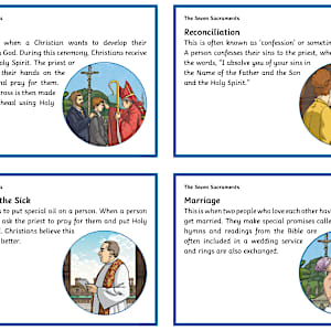 The Seven Sacraments Cards