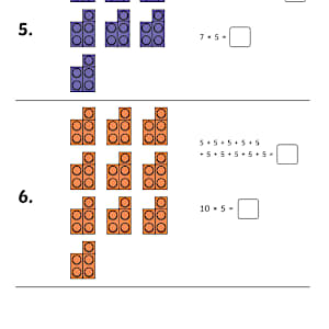 Year 2 Building Bricks Multiplication Activity