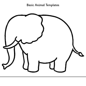 Animal Outlines Printable – Art for Creative Activities