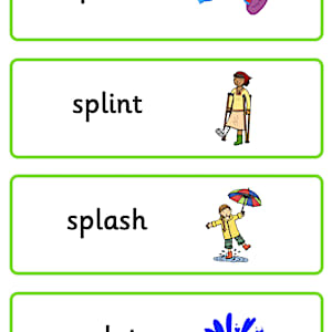 SPL Word Cards (teacher made) - Twinkl