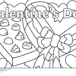 Valentine's Day Mindfulness Colouring Sheets | Twinkl